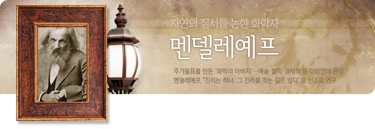 자연의 질서를 논한 화학자 멘델레예프 네이버 블로그