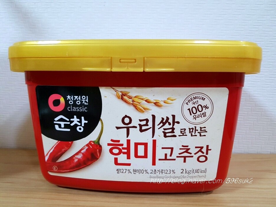 청정원 순창 우리쌀로 만든 현미고추장 네이버 블로그