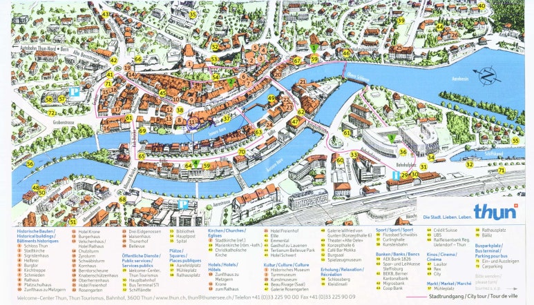 인터라켄 지도(Interlaken Map) 여행지도, 융프라우, 호텔/호스텔/숙소 지도 스위스여행 : 네이버 블로그